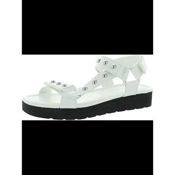 Marc Fisher | Shoes | Marc Fisher Womens White Plastic Triangle Kizzy ...